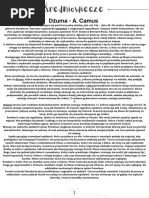 DŻUMA - Albert Camus | PDF