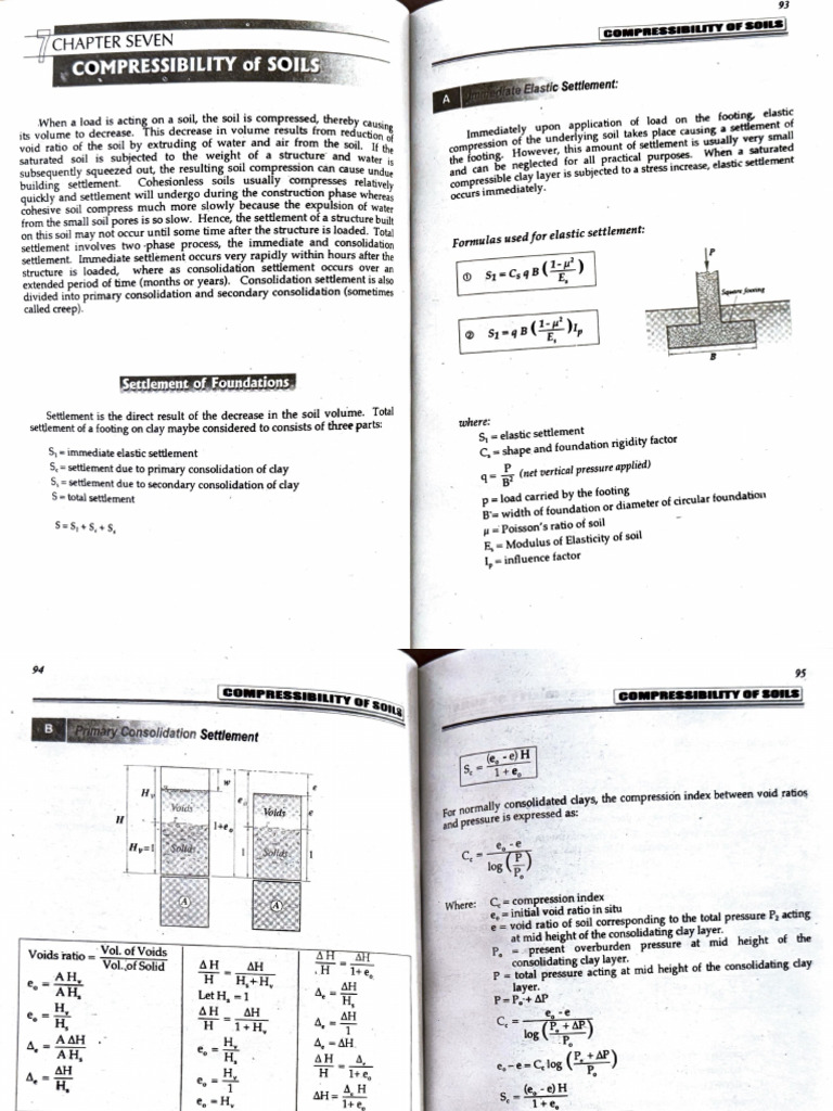 Compressibility of Soils 1 | PDF | Applied And Interdisciplinary ...