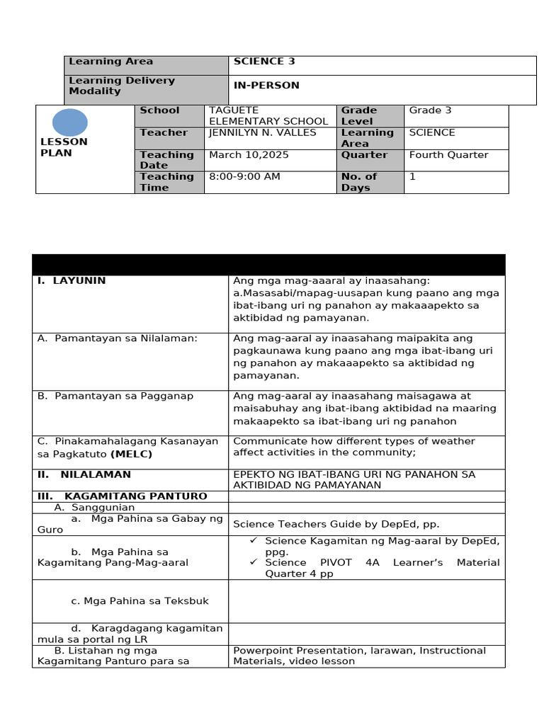 Co Science Week 5 Q4 | PDF