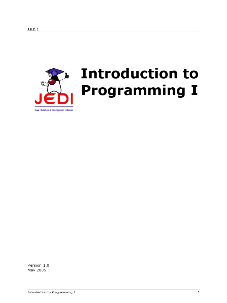 Jedi Course Notes Intro1 Master Document Pdf Computer Data Storage