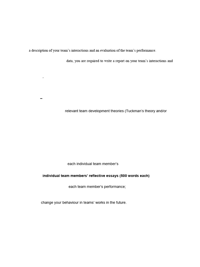 Team Assignment | PDF