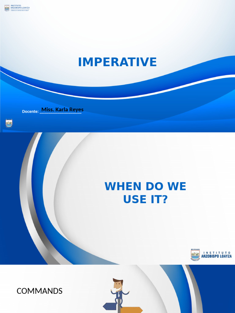 Understanding Imperatives in English | PDF | Grammatical Conjugation ...