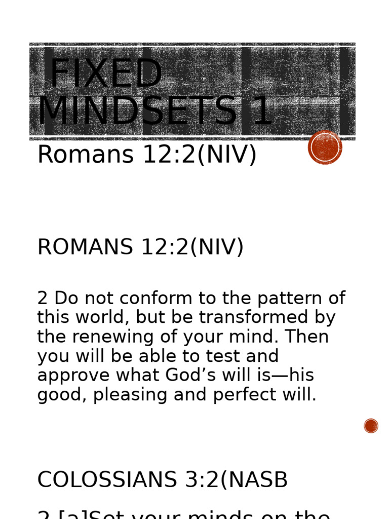 Fixed Mindsets 1 | PDF