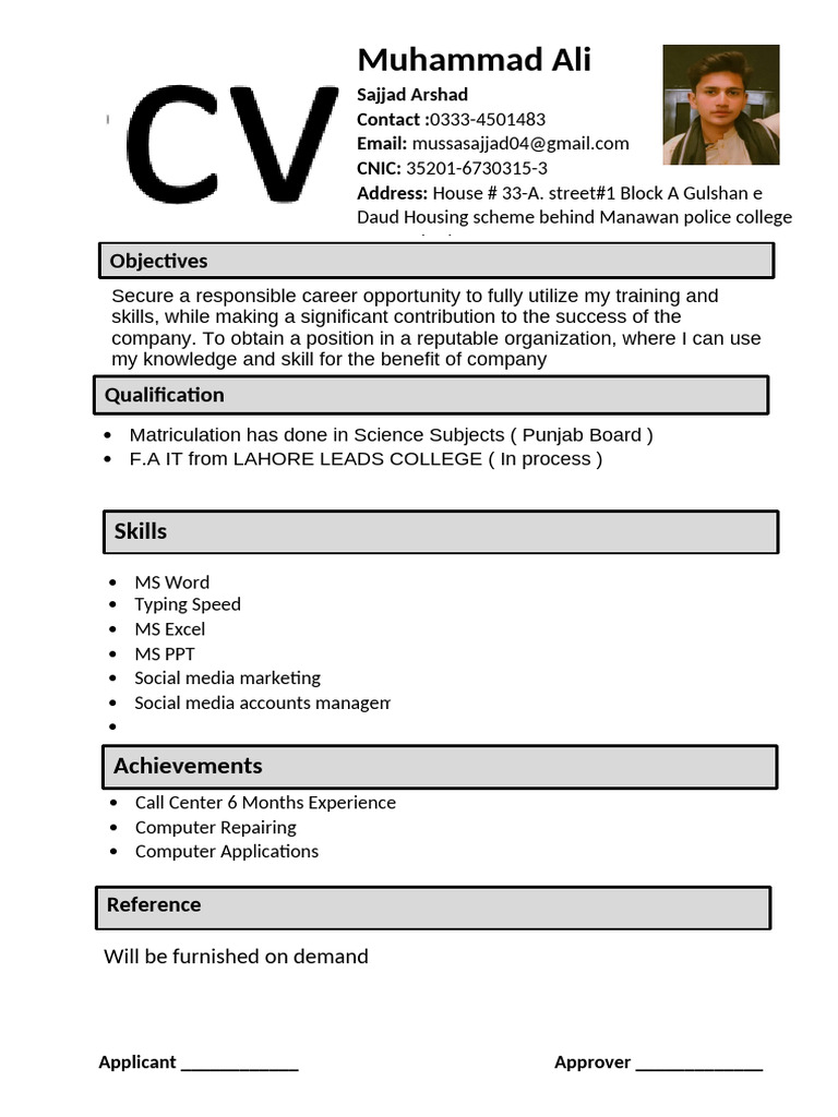 mali cv | PDF