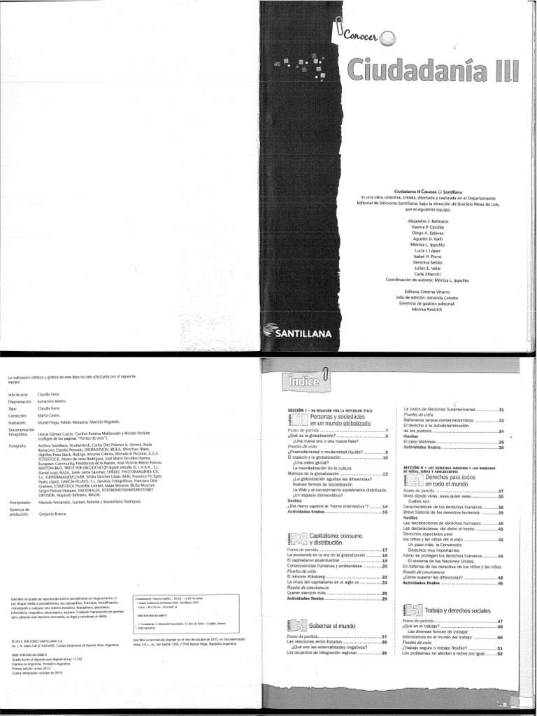 Sant Conoc + - Ciudadania 3 - 80% | PDF