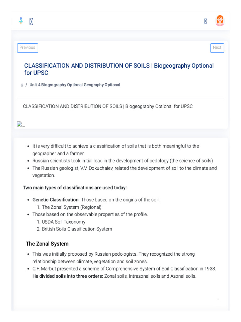 Soil Classification and Distribution | PDF | Soil | Earth Sciences