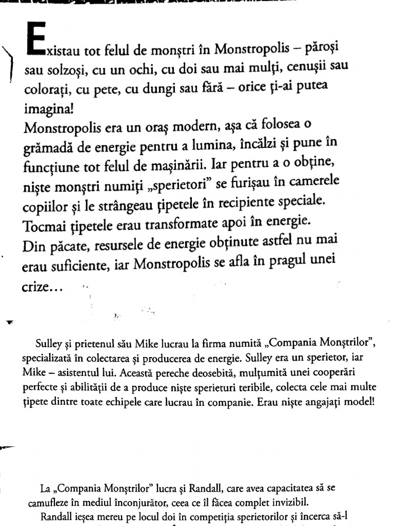 Compania Monstrilor | PDF