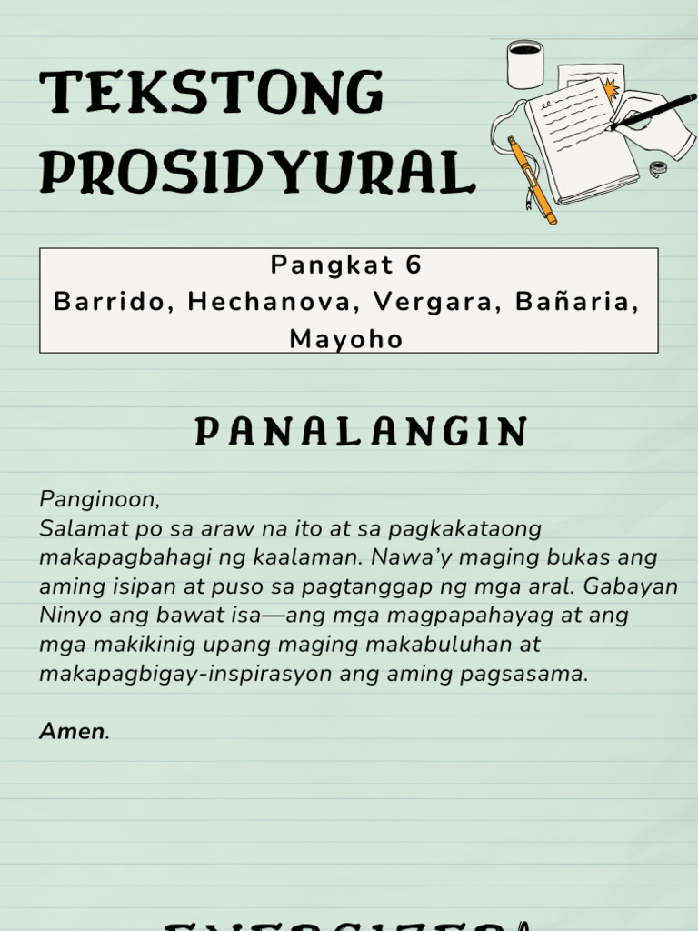 Tekstong-Prosidyural | PDF