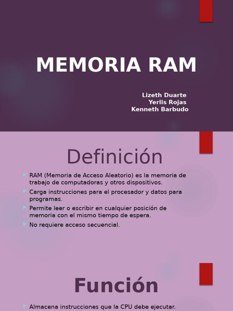 Memoria RAM | PDF