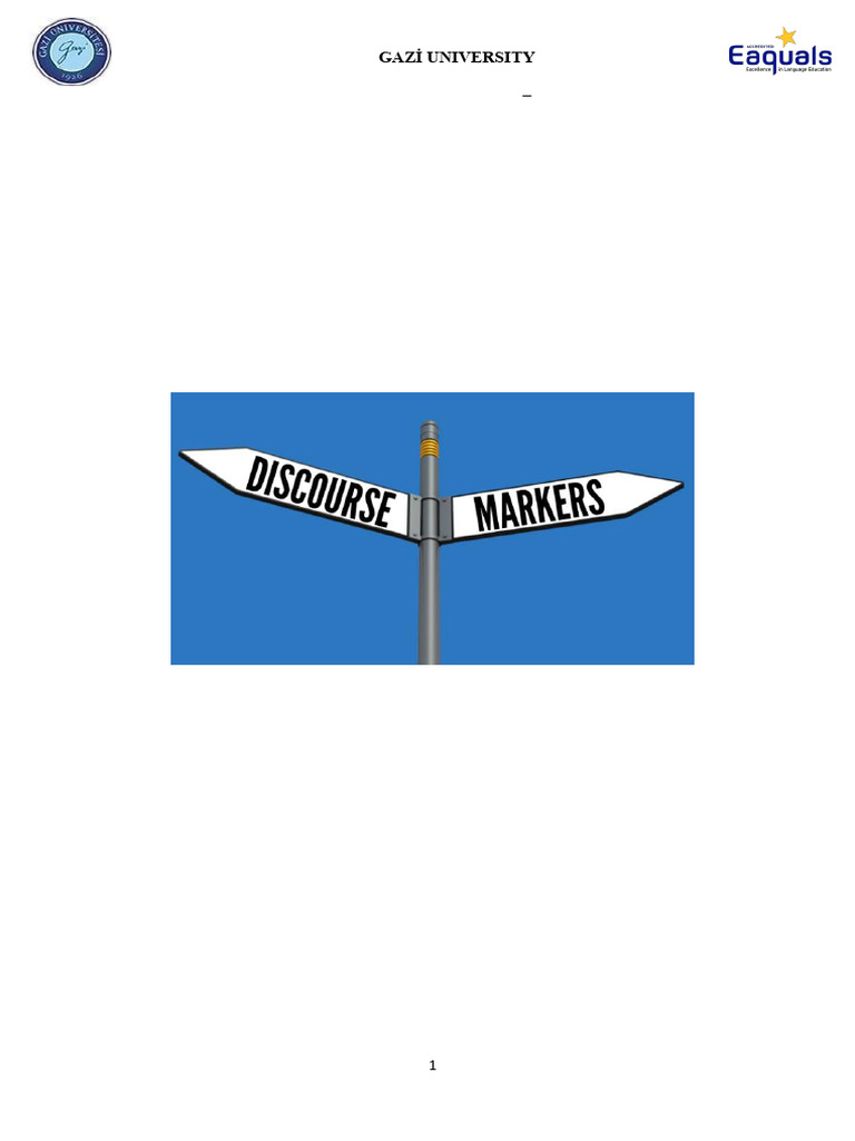 PART 2 (Discourse Markers of Contrast & Comparison) | PDF | Social ...