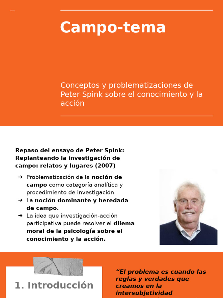 PPT- SPINK | PDF | Conocimiento | Sicología