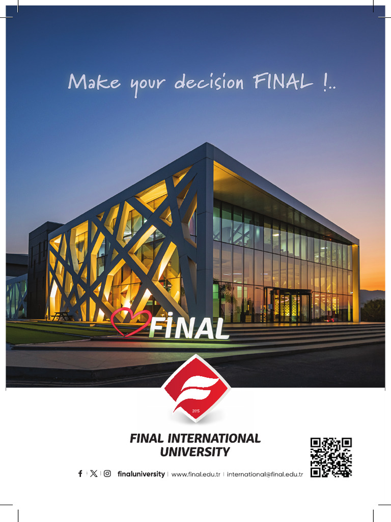 2024-2025 FINAL INTERNATIONAL UNIVERSITY 'QUICK-GLANCE' BROCHURE | PDF ...