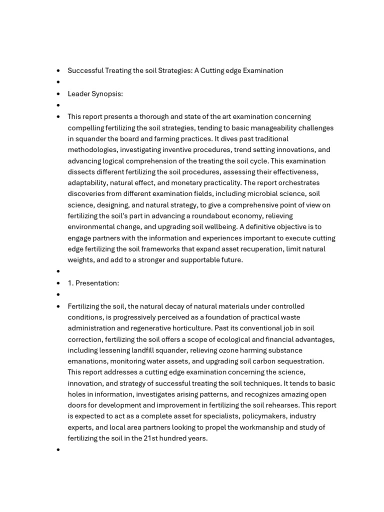 Effective Way of Composting | PDF | Microorganism | Soil