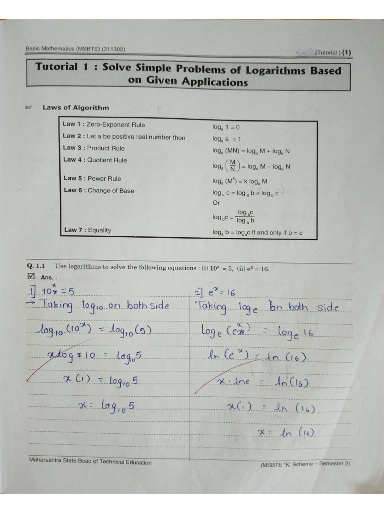 Mathematics Manual | PDF
