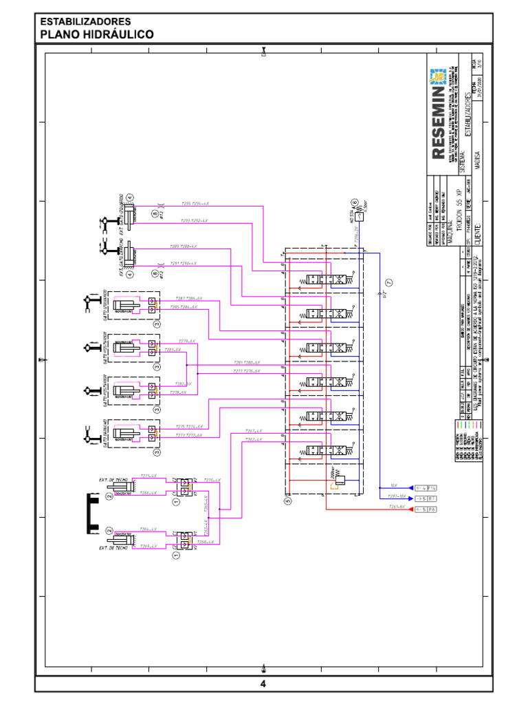 Plano Hyd ESTABILIZADORES 55xp | PDF