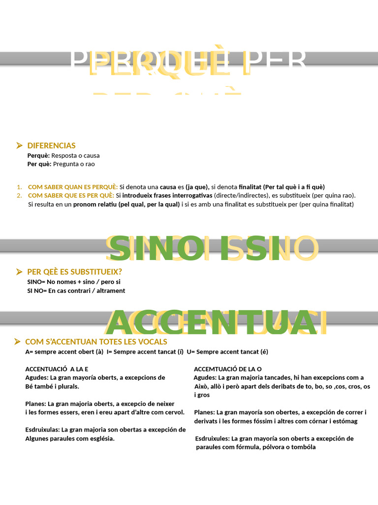 Perquè I Per Què | PDF