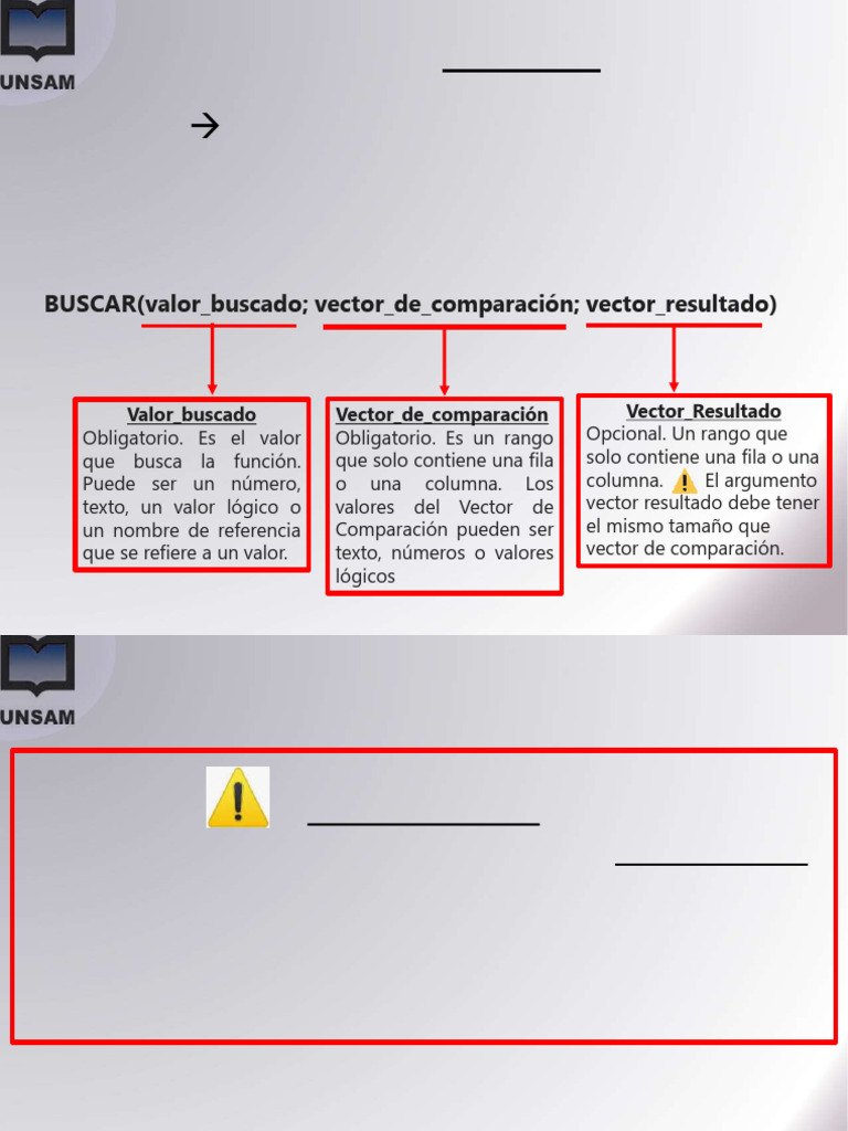 Funciones BUSCAR, BUSCARV y BUSCARH en Excel | PDF | Matriz ...