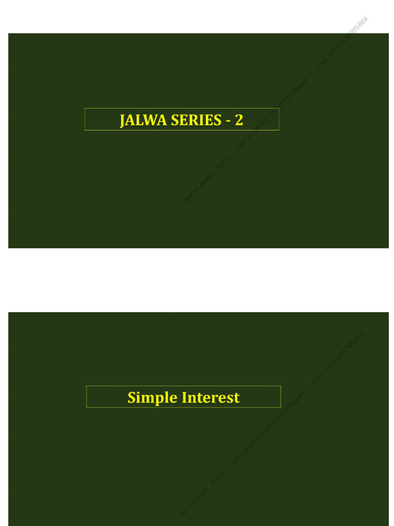 Time Value of Money Important Questions MTP Pyq | PDF