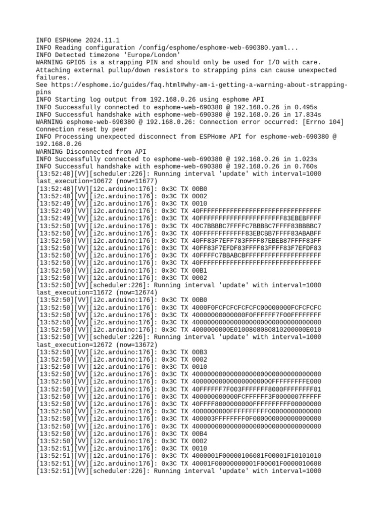 Logs Esphome-Web-690380 Logs | PDF | Sensor | Computer Engineering