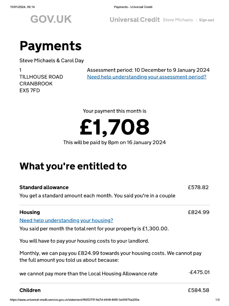 January UC Statement | PDF