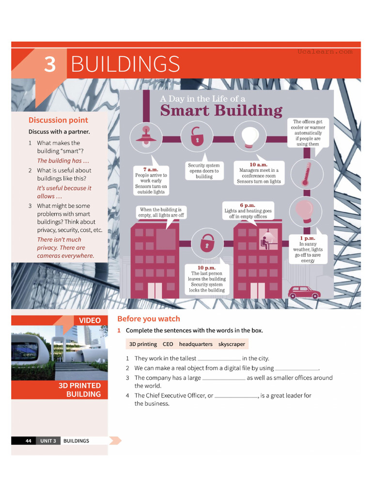 Skillful 1_Unit 3 | PDF | Classroom | Airport