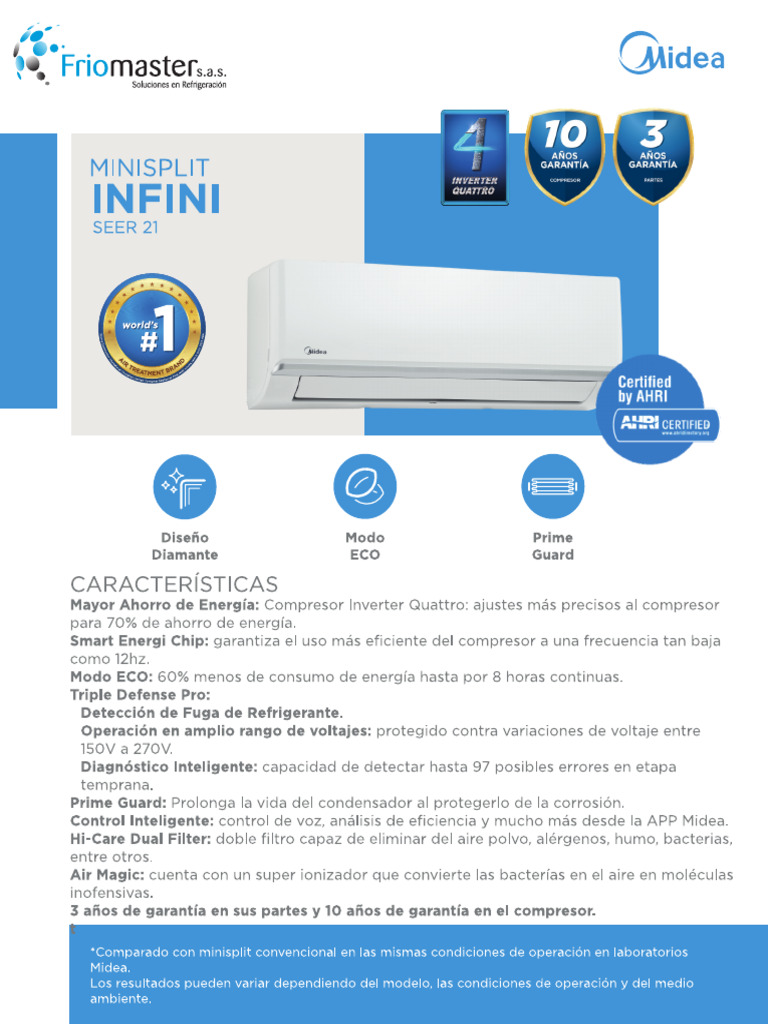 MIDEA INFINI INVERTER (2) (1) | PDF