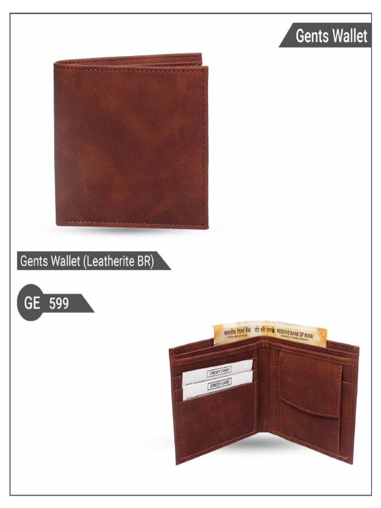 Gents Wallet | PDF