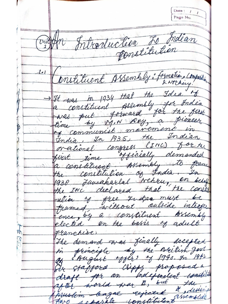 Constituent Assembly of India | PDF