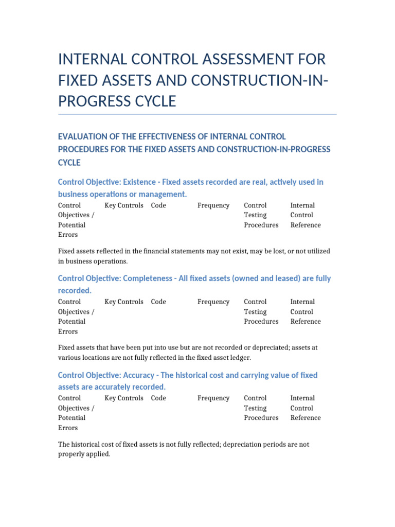 Translated_Internal_Control_Assessment_Report | PDF