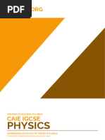 Edexcel iGCSE Physics Equations Guide | PDF | Mass | Kilogram