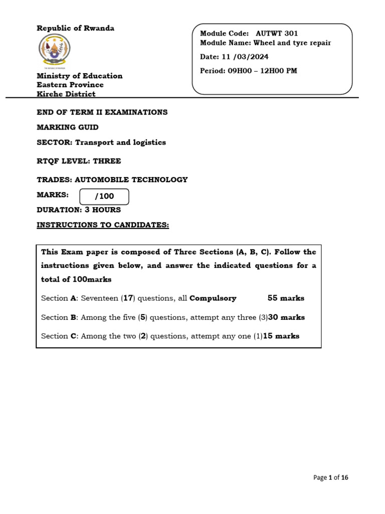 MG - Wheel and Tyre Repair | PDF | Tire | Vehicle Technology