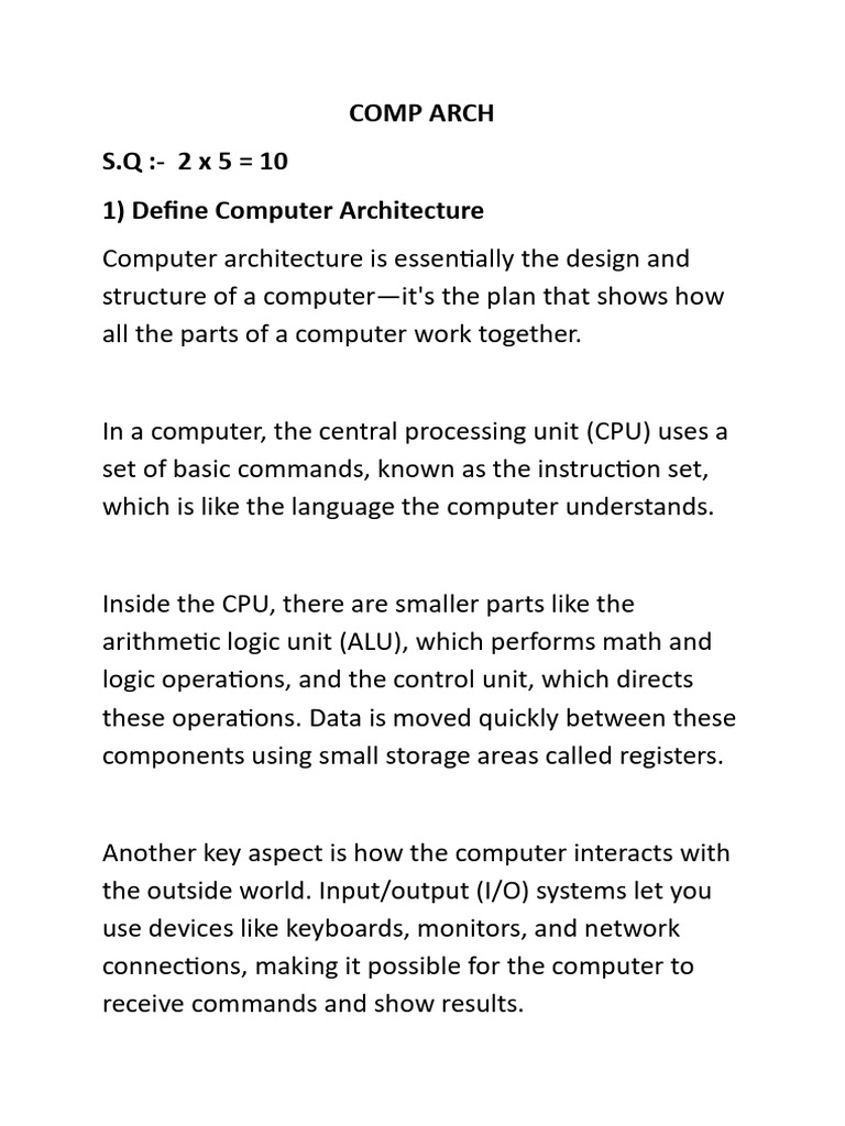 Comp Arch | PDF | Random Access Memory | Computer Data Storage