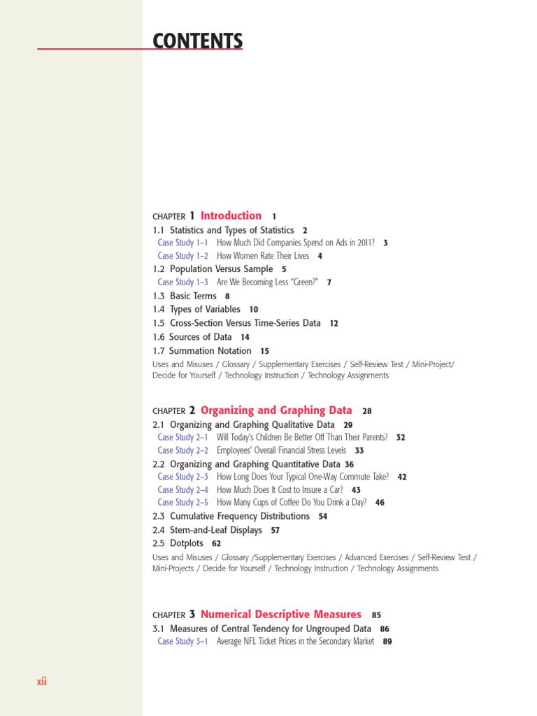 Introductory Statistics 8th Ed by Mann (PDFDrive) - 16-20 | PDF ...