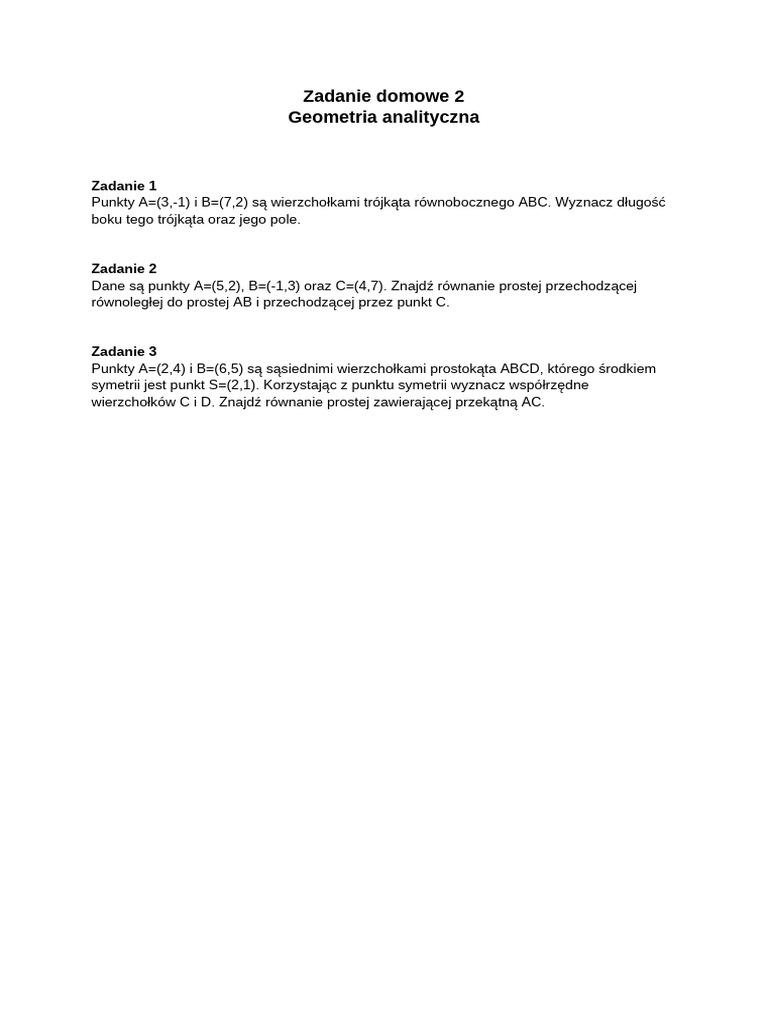 Zadanie Domowe - Geo Analityczn | PDF