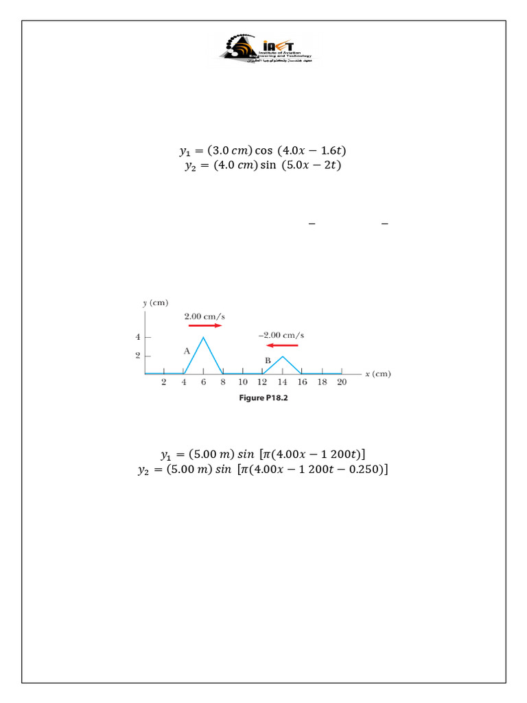 Sheet (2) Superposition and Standing Waves | PDF | Sound | Frequency