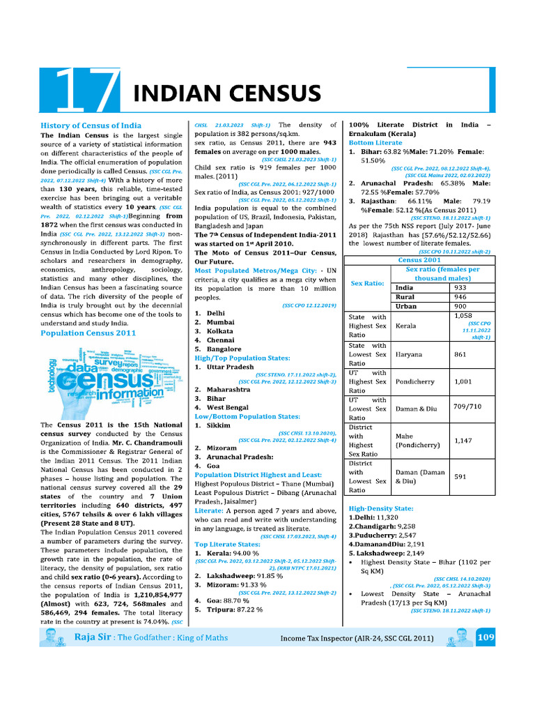 indian census | PDF