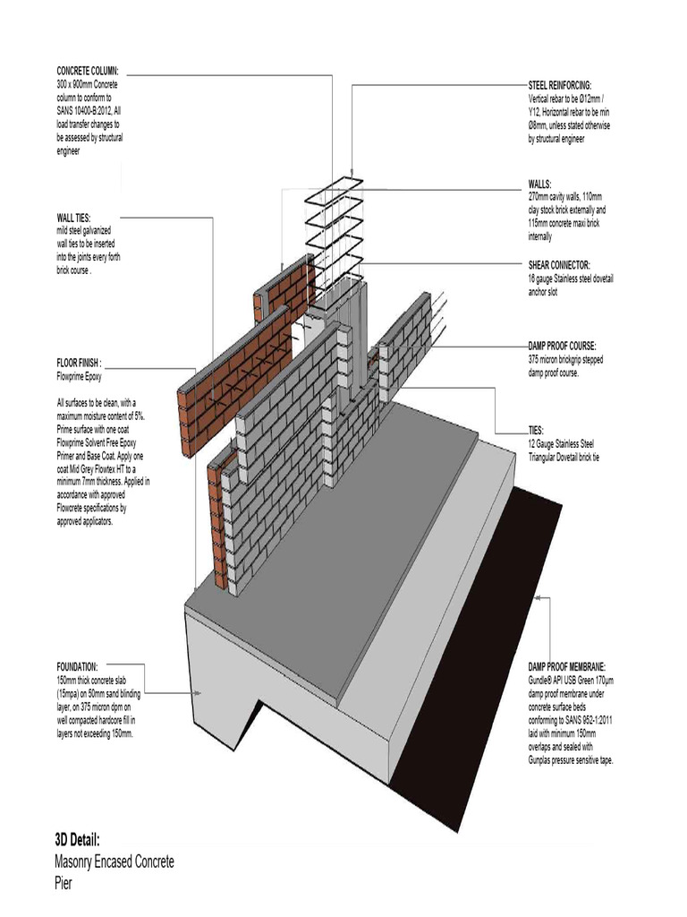 3d Enclosed Concrete Detail | PDF