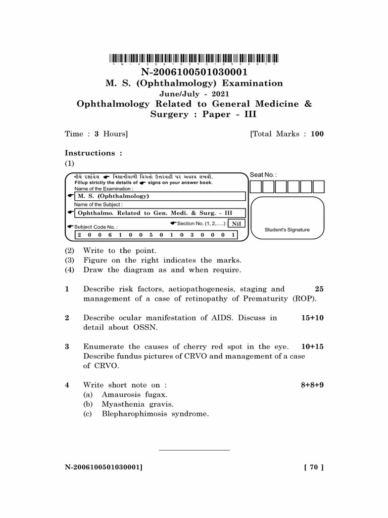 N-2006100501030001 m. s. (Ophthalmology) Examination June_july - 2021 ...