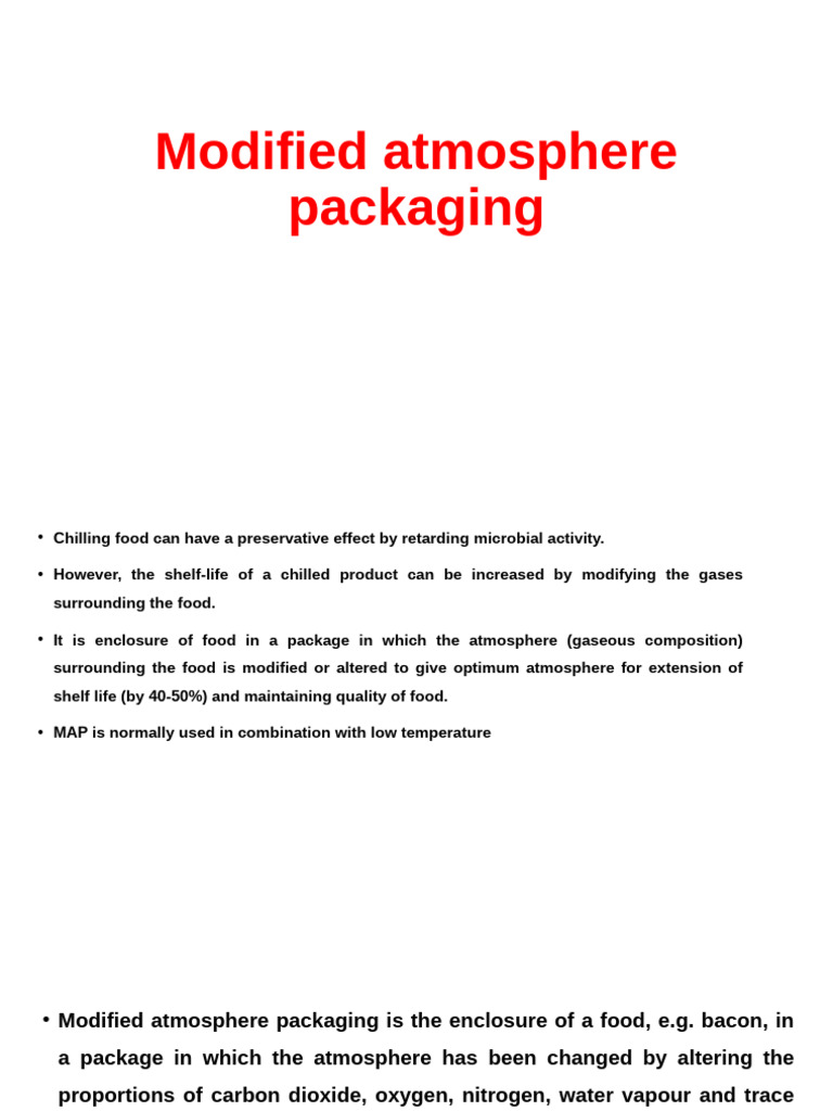 28-Modified Atmospheric Packaging-04-11-2024 | PDF | Atmosphere | Chemistry