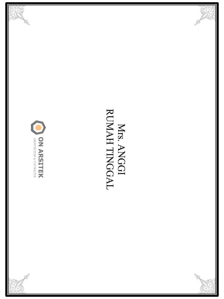 1011-08-20 - Mrs. Anggi-Er - Denah - 3D - Rab | PDF