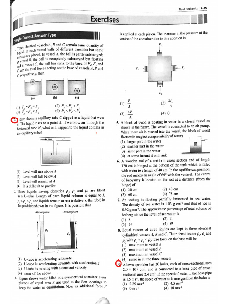 Fluids Excercise | PDF