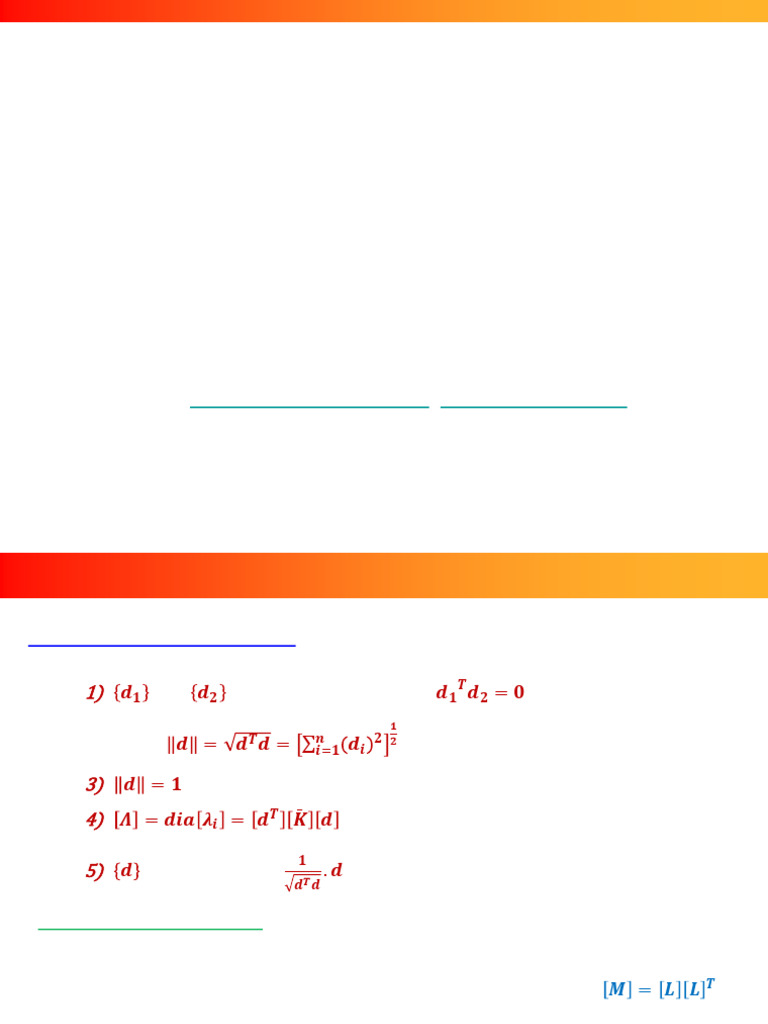 6 - Modal Analysis of MDOF | PDF | Matrix (Mathematics) | Applied Mathematics