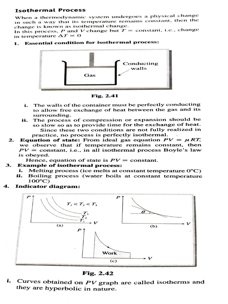 Isothermal Process in Thermodynamics | PDF | Quantity | Physical Sciences