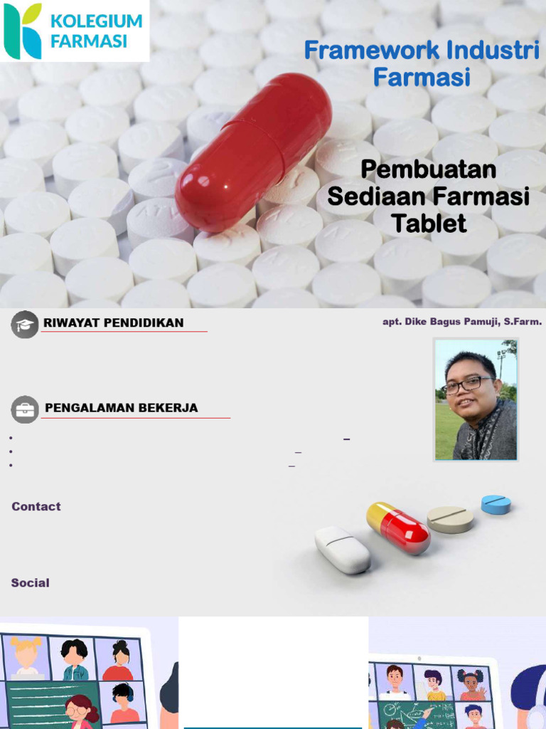Produksi - Framework Industri Farmasi Dan Pembuatan Sediaan Farmasi Tablet | PDF