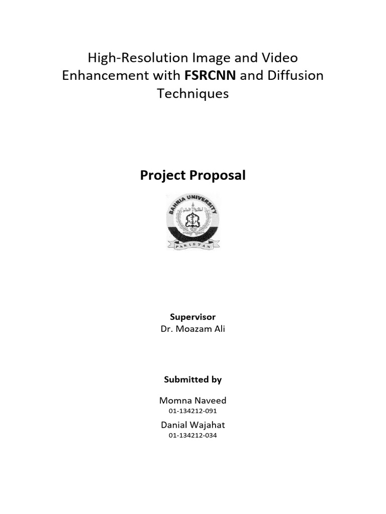 High Resolution Image and Video Enhancement With FSRCNN and Diffusion Techniques | PDF | Image ...