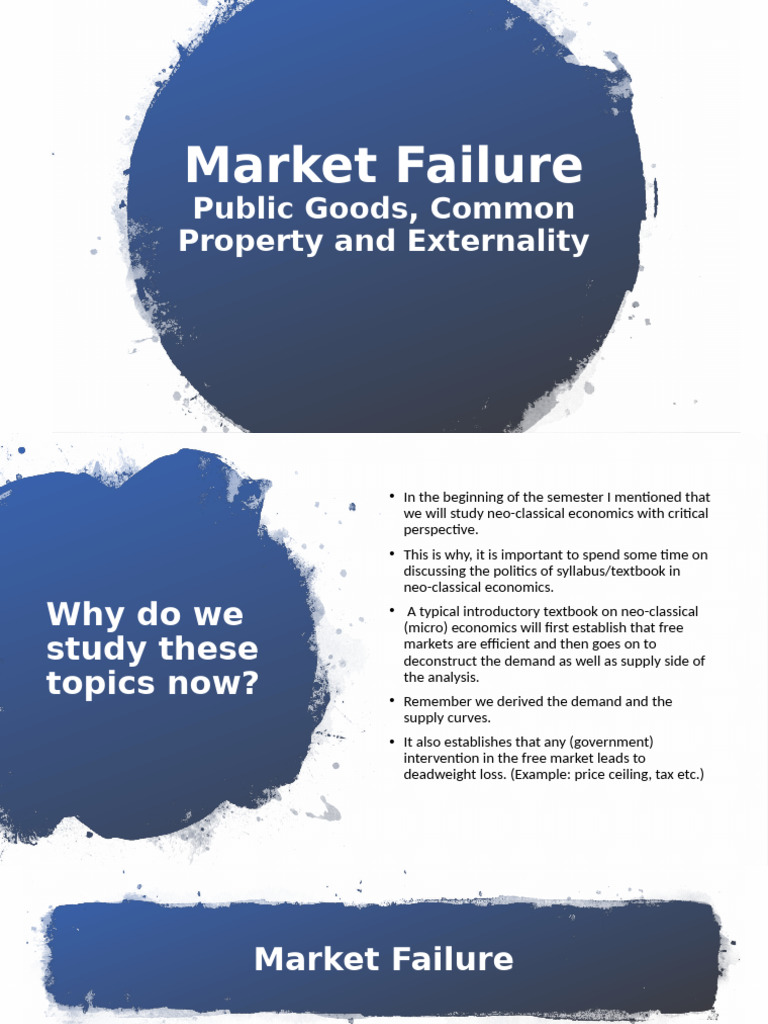 Public Good and Externality 1 | PDF | Externality | Market (Economics)