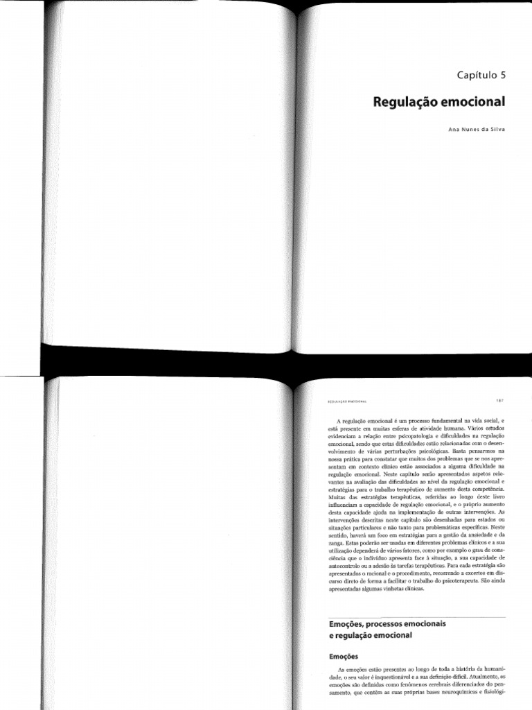 Silva 2019 Cap5 Regul - Emocional | PDF