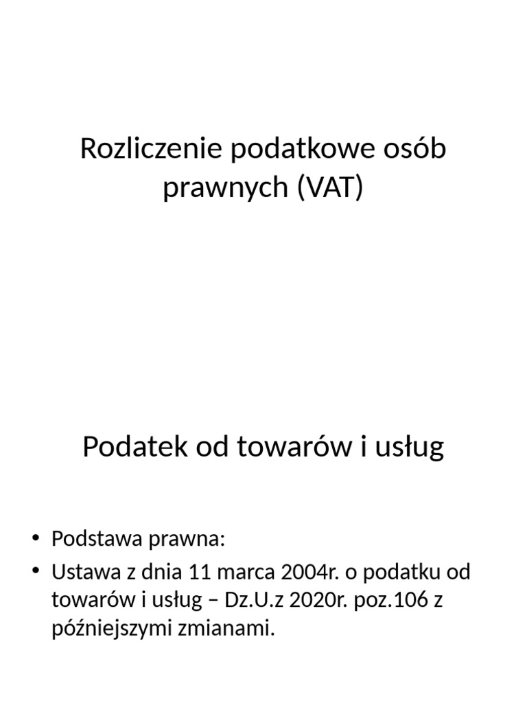 RPOP - VAT Część 5-Rozl. WG Proporcji | PDF