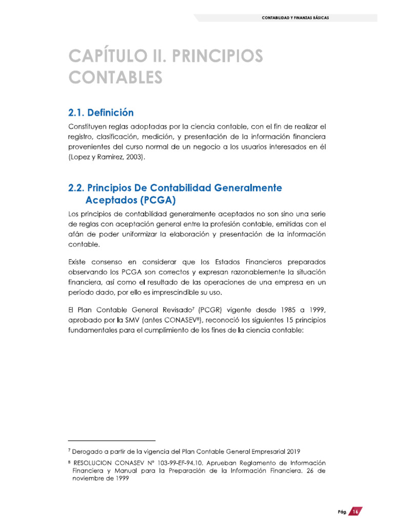 PCGA - Marco Legal | PDF