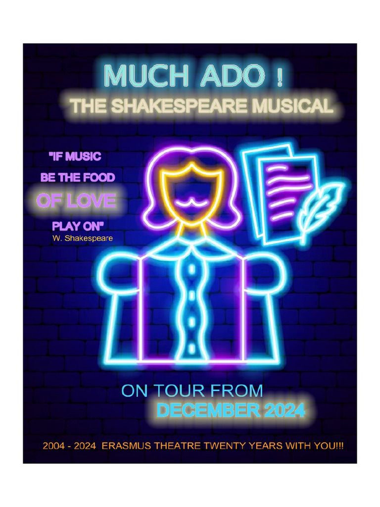MUCH ADO The Shakespeare Musical COPIONE (IN) | PDF | Much Ado About ...